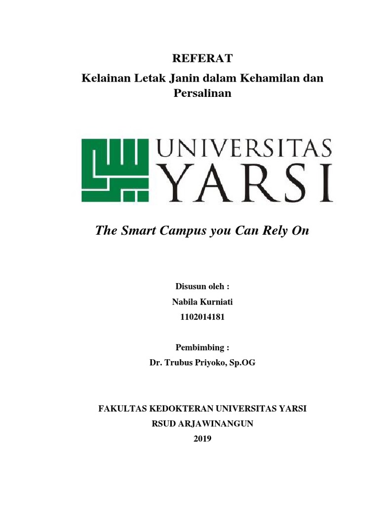 Kelainan Letak Janin dalam Persalinan | PDF | Pengembangan Diri | Sains ...