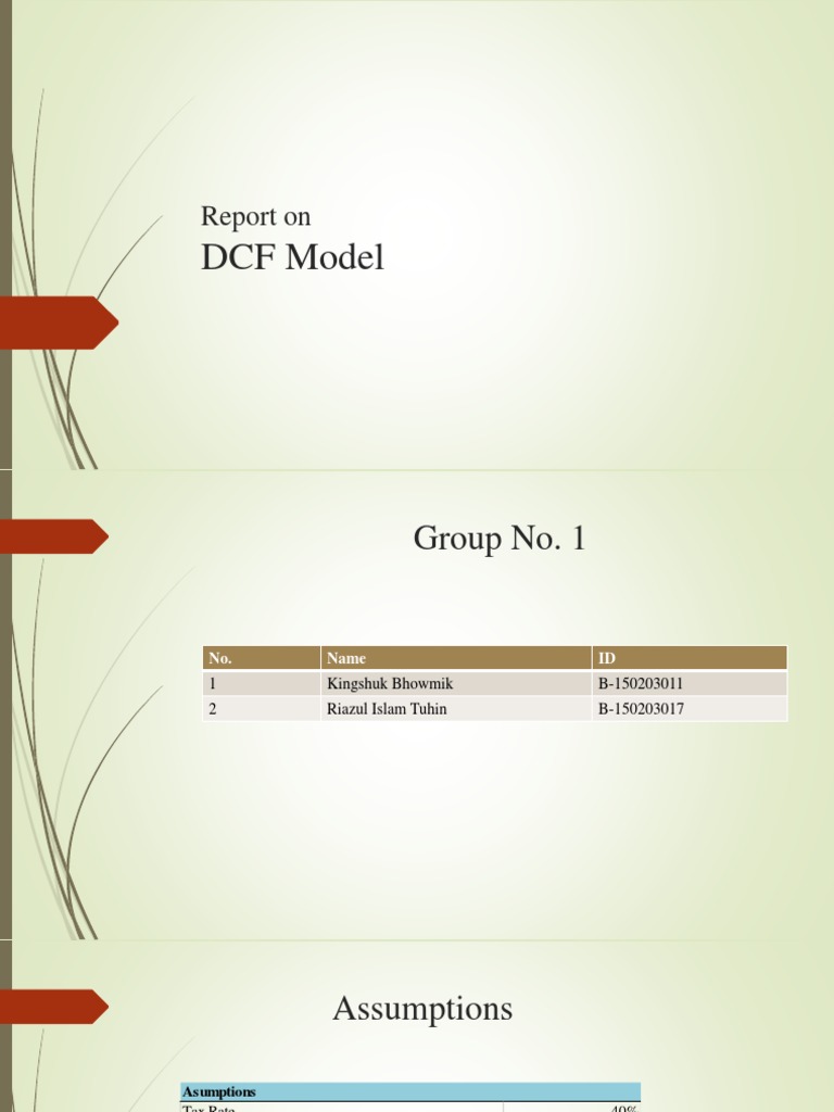 DCF Analysis | PDF | Discounted Cash Flow | Securities (Finance)