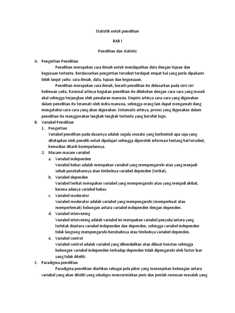 Statistika Terapan Karangan Prof - Dr. Edi Syahputra, M.PD | PDF | Komputer
