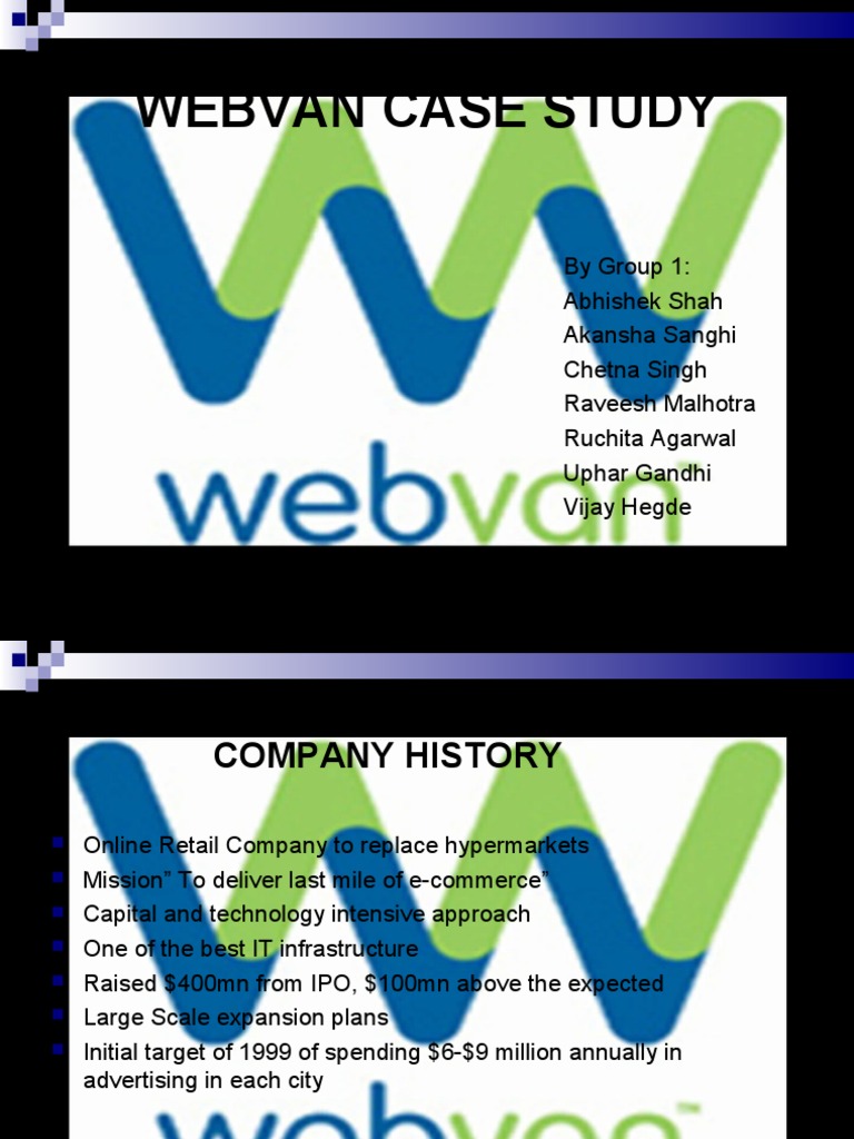 WEBVAN Casestudy Group1 | PDF | Grocery Store | Retail