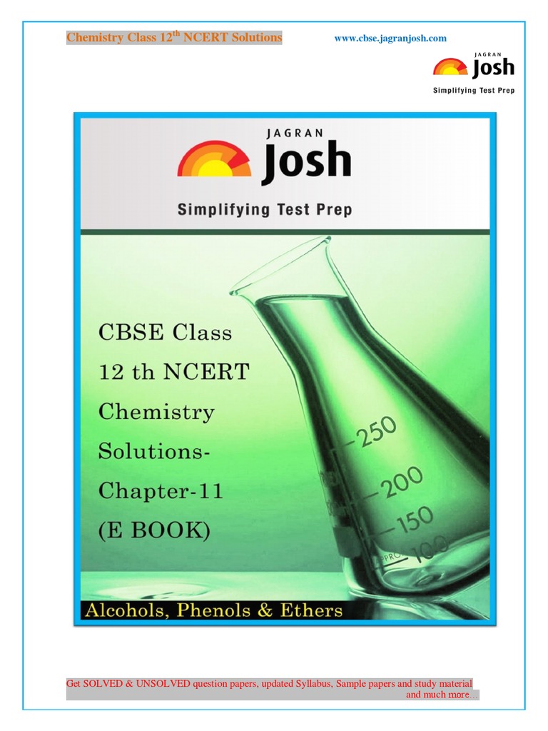 Chemistry Class 12 NCERT Solutions | PDF | Ether | Alcohol