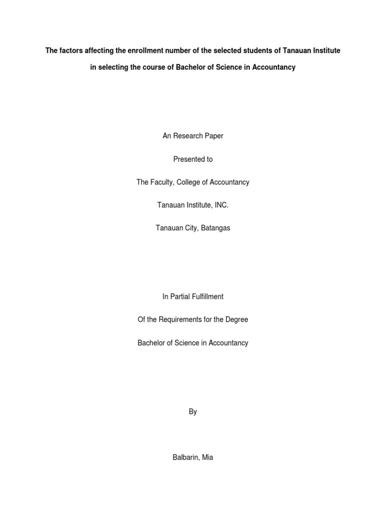 MATH THESIS.docx | Decision Making | Questionnaire