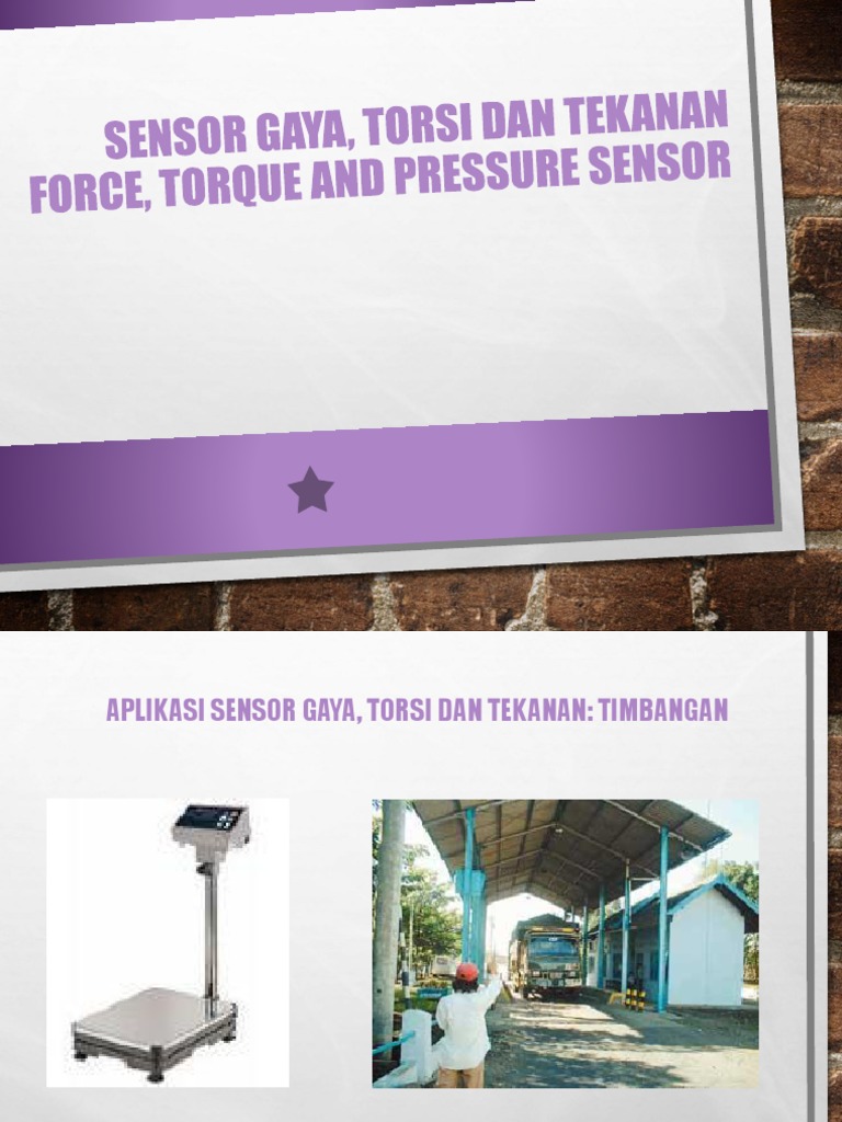 4 Sensor Gaya Torsi Dan Tekanan | PDF