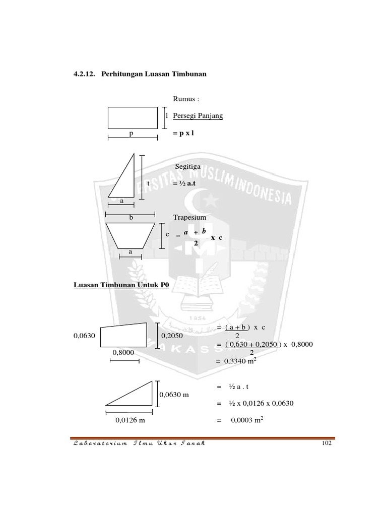 7A2 Timbunan Waterpass | PDF