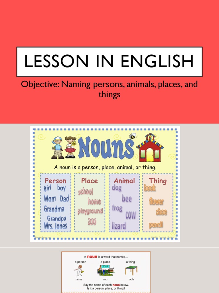 Lesson in English (Carol) | PDF