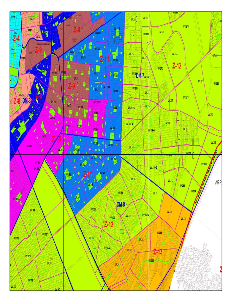 Mapa Del Plan 3000 Santa Cruz de La Sierra | PDF