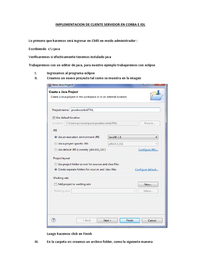 Implementación CORBA: Cliente y Servidor | PDF | Arquitectura de agente ...