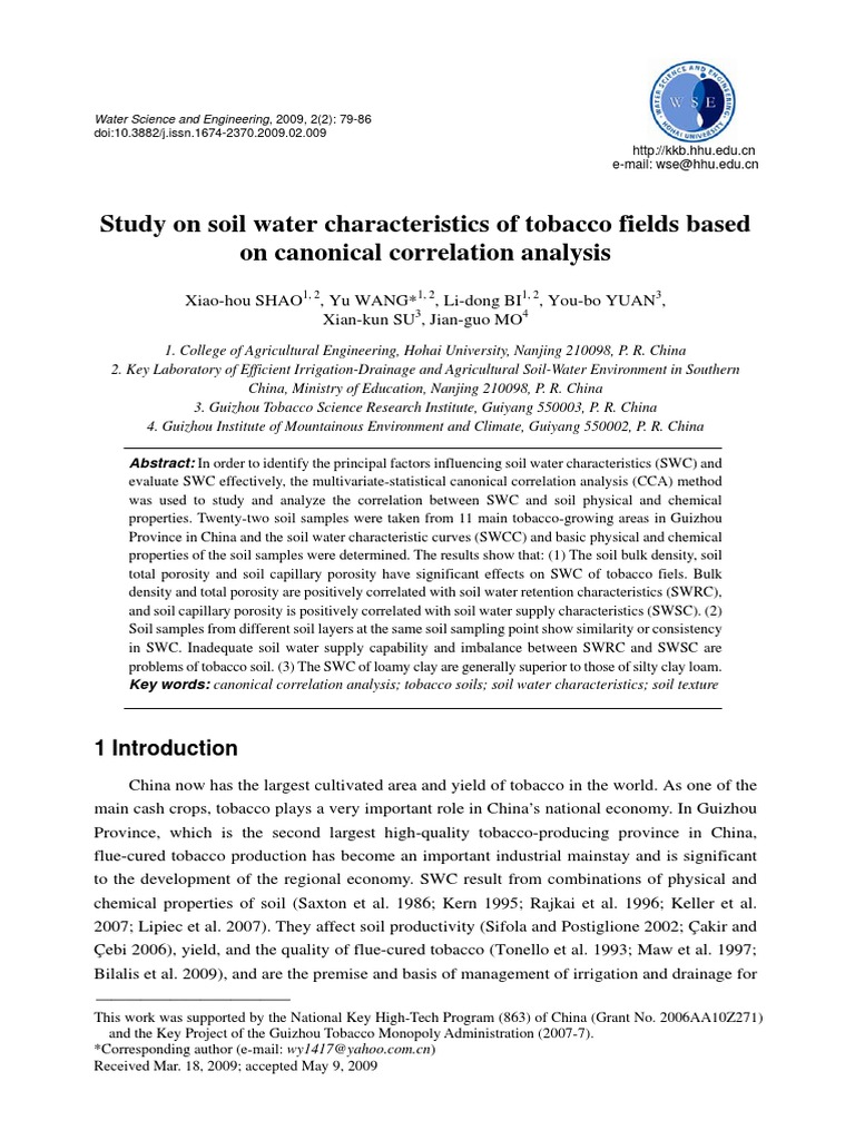 Analisis Korelasi | PDF | Loam | Soil Science