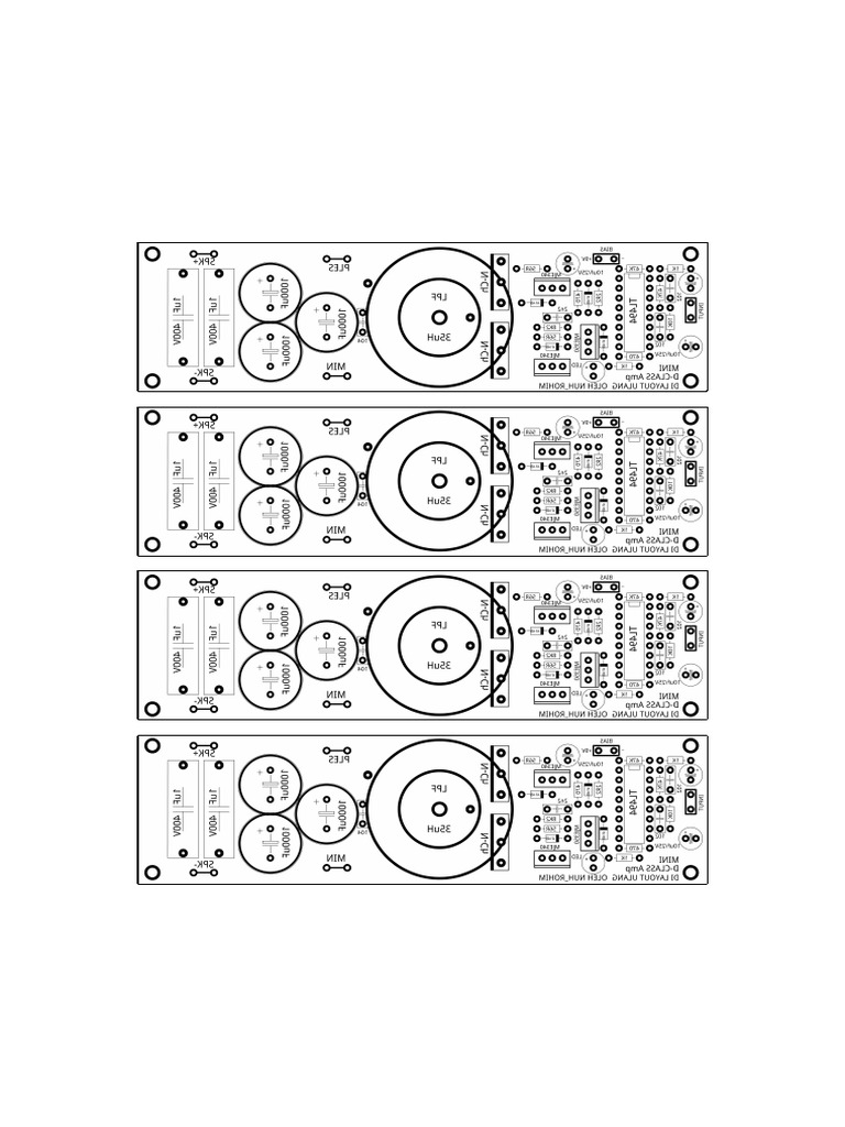 tl494 Class D Power Amplifier | PDF