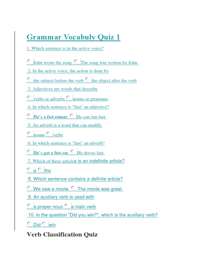 Grammar Usage | PDF | Verb | Semantics