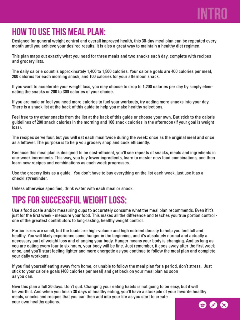 How To Use This Meal Plan | PDF | Eating | Yogurt