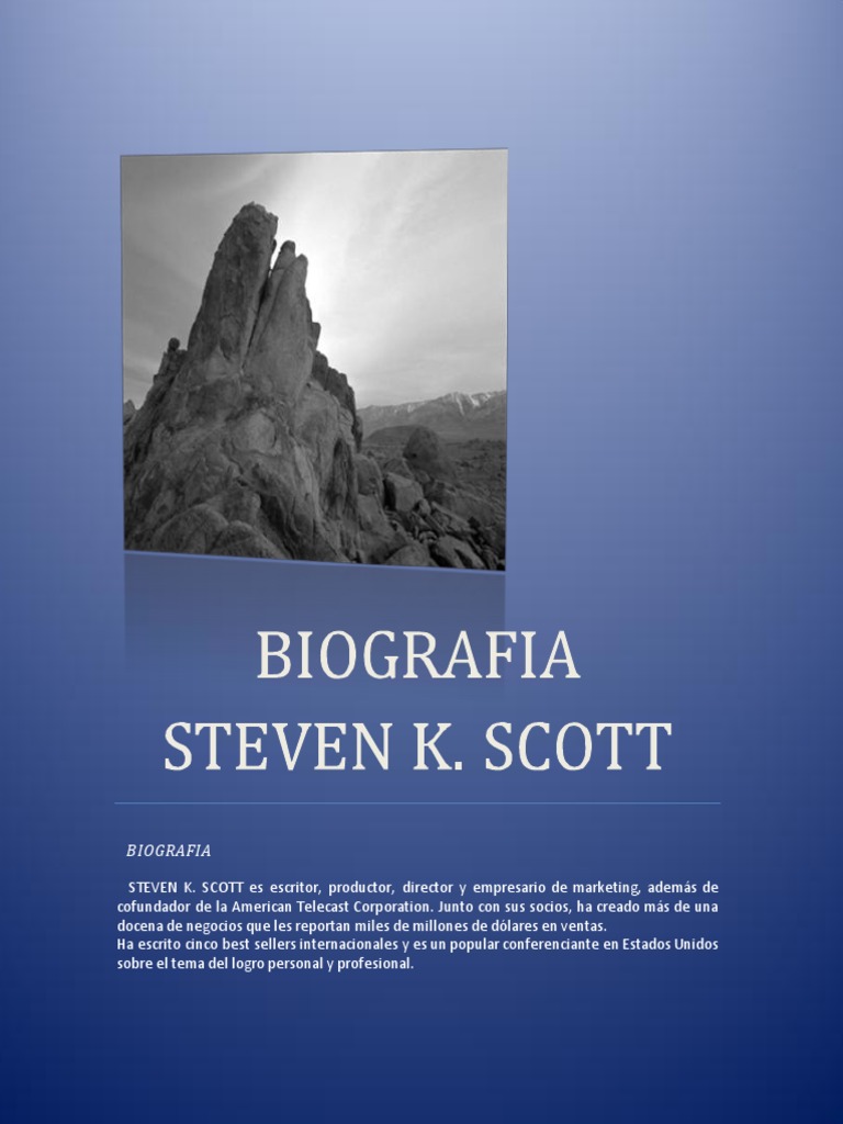 Biografia Steven K Scott | PDF | Glutatión | Jesús