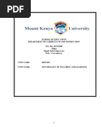 KLB Maths BK3 Teachers Guide | PDF