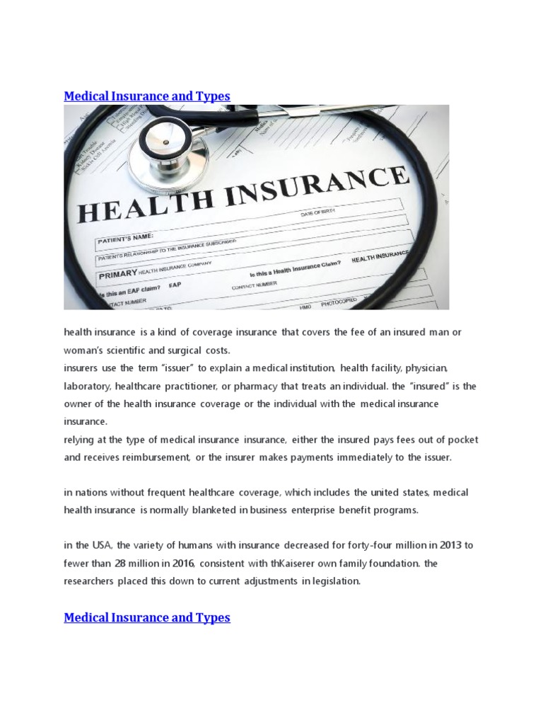 Health Insurance | PDF | Self-Improvement