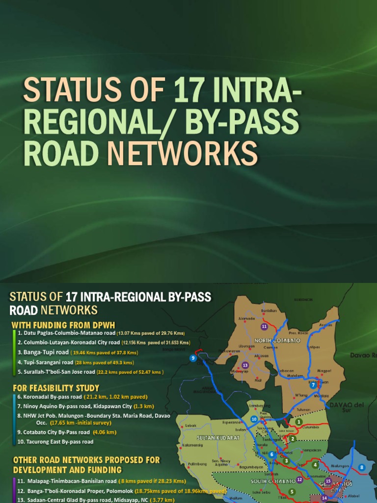 Banisilan Road Network Status Update | PDF | Road | Routes