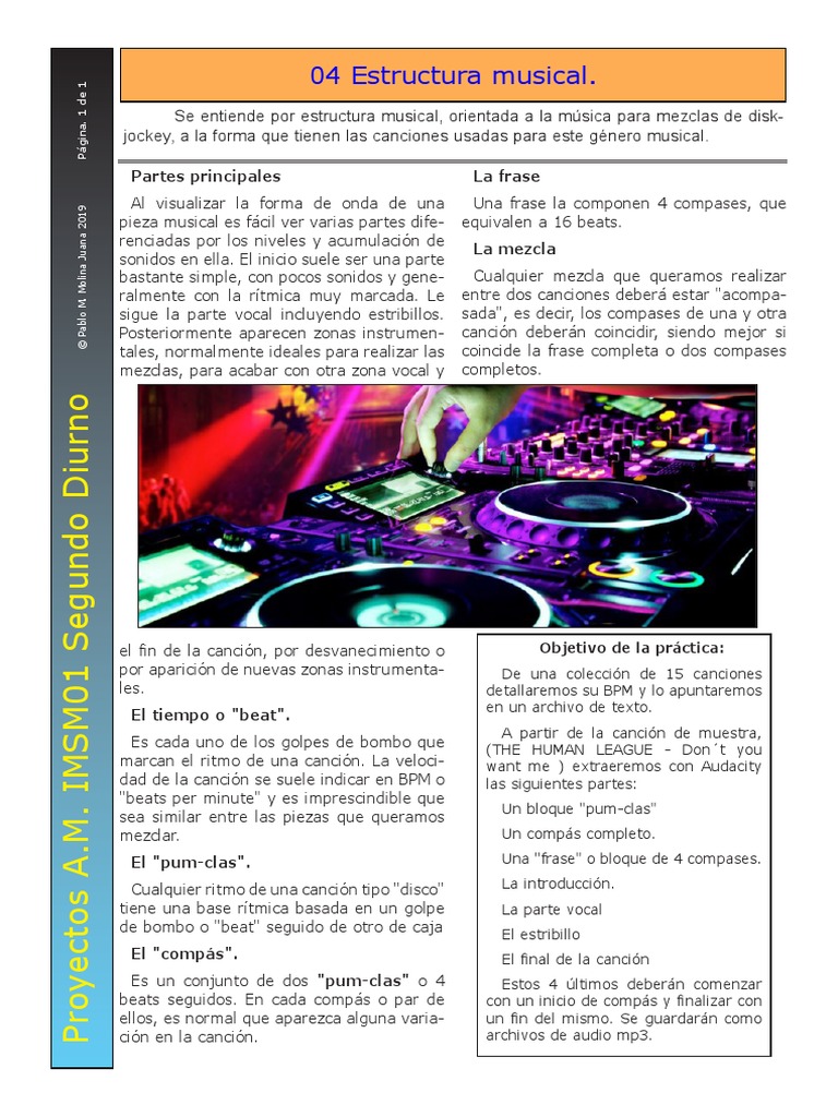 04 Estructura Musical | PDF | Ritmo | Canciones
