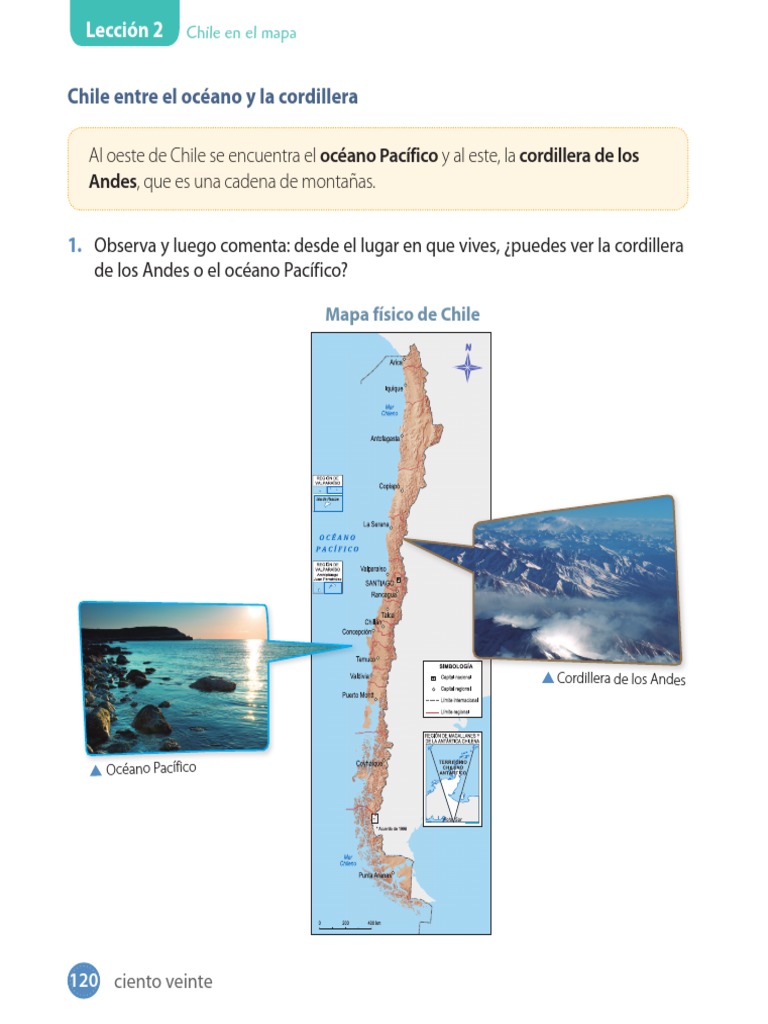 Mapa Físico De La Cordillera De Los Andes