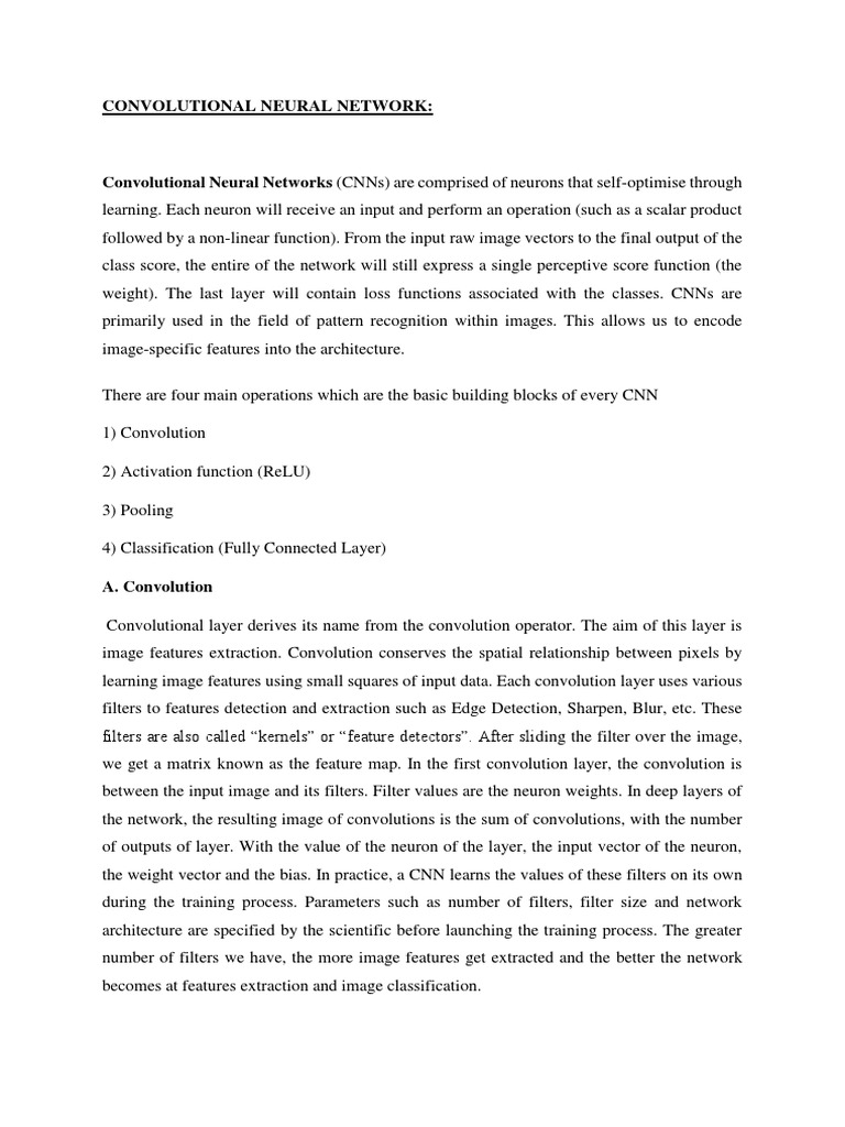 Convolutional Neural Network Pdf Applied Mathematics Cybernetics