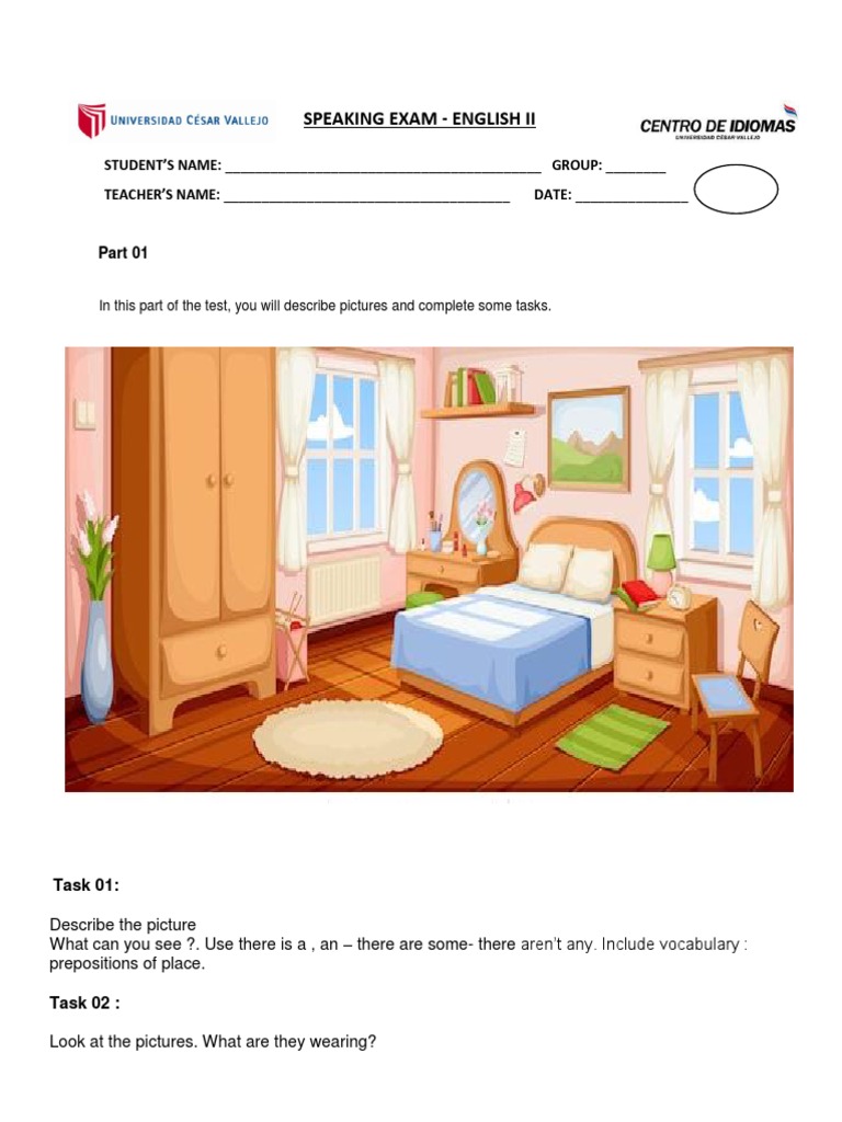 Speaking Exam English II