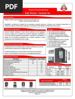 Ficha Tecnica Plyrock PDF | PDF | Materiales de construcción | Materiales