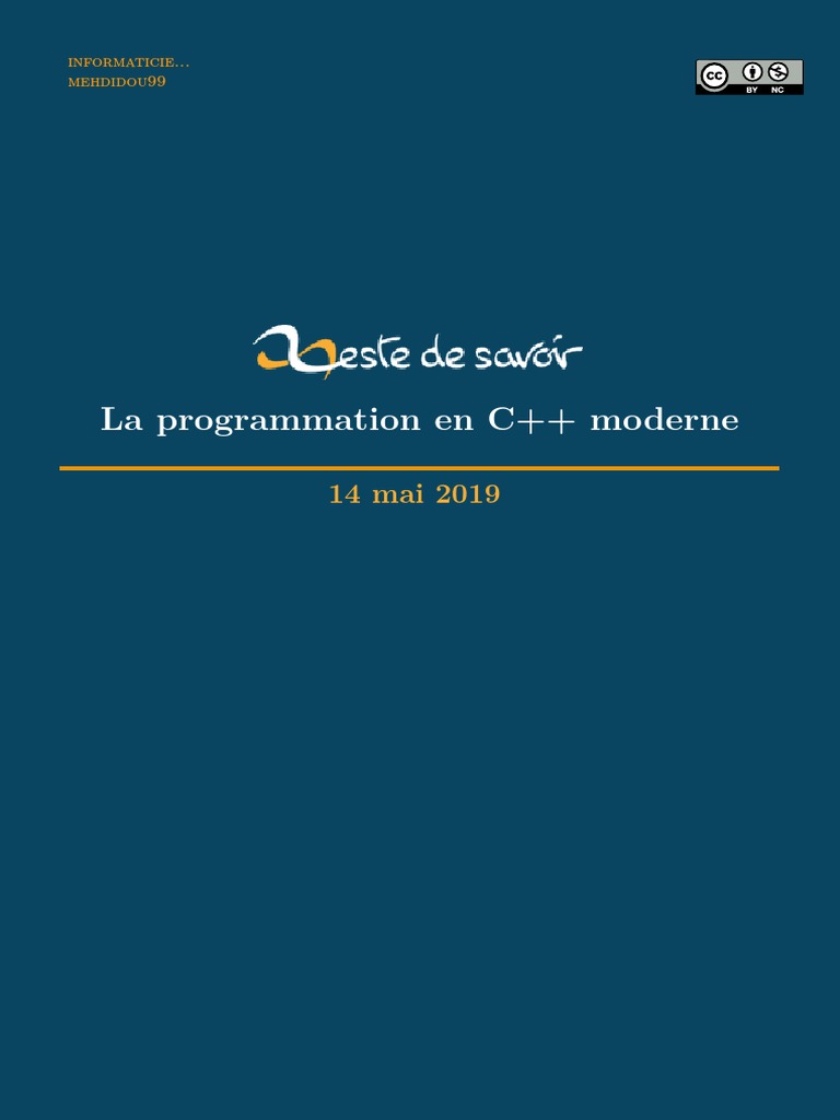 La Programmation en C Moderne | PDF | Programmation informatique | Ingénierie informatique