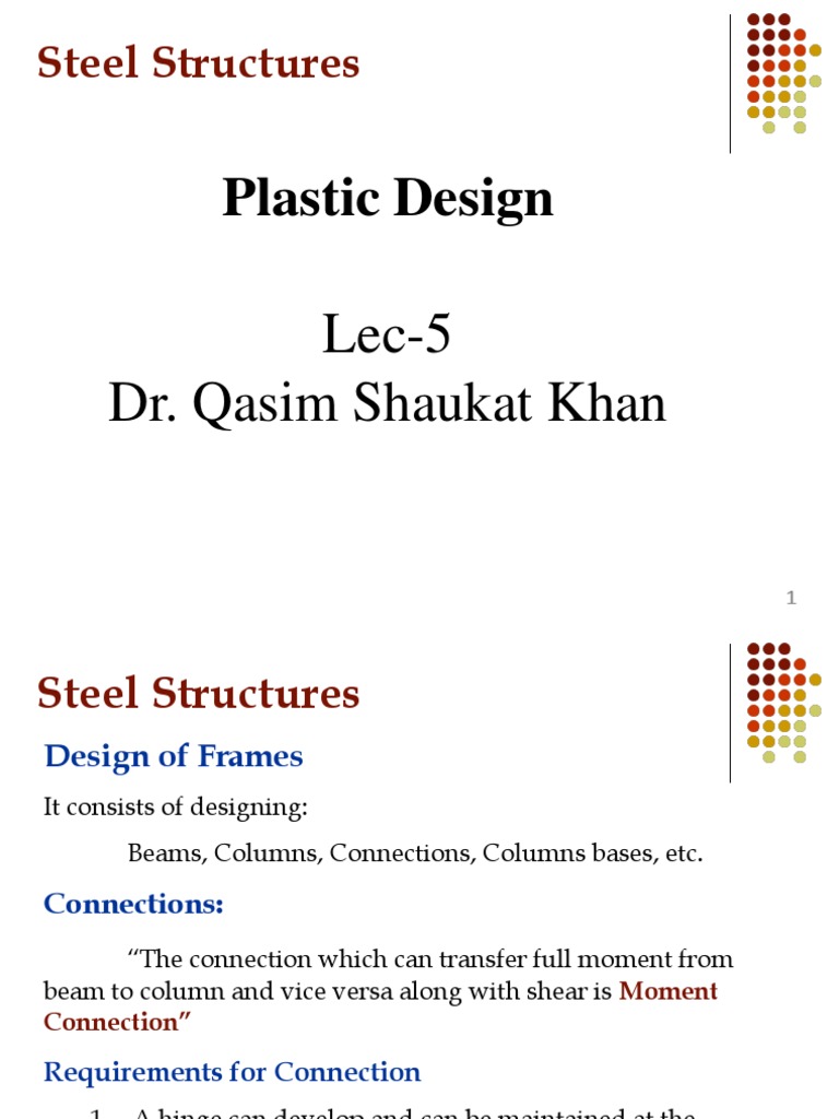 Plastic Design: Steel Structures | PDF | Bending | Strength Of Materials