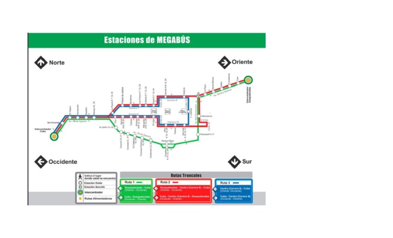 Mapas Rutas Megabus | PDF