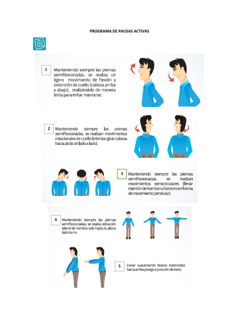 Programa de Pausas Activas Logi | PDF