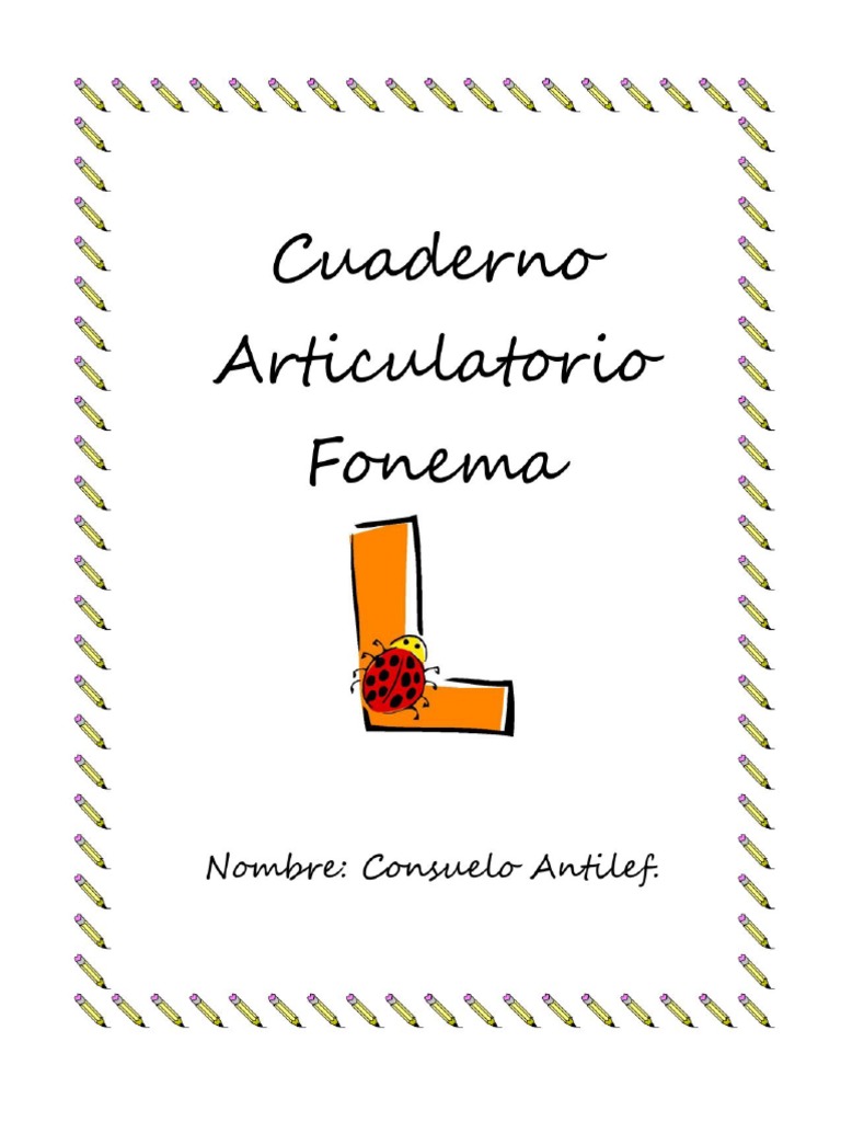 Articulación Fonema L | PDF
