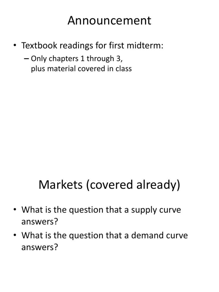 Announcement: - Textbook Readings For First Midterm | Download Free PDF ...