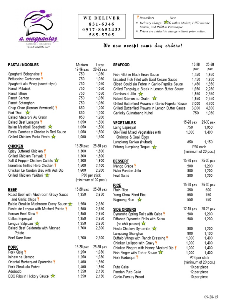 Magpantay PDF | PDF | Gravy | Pasta