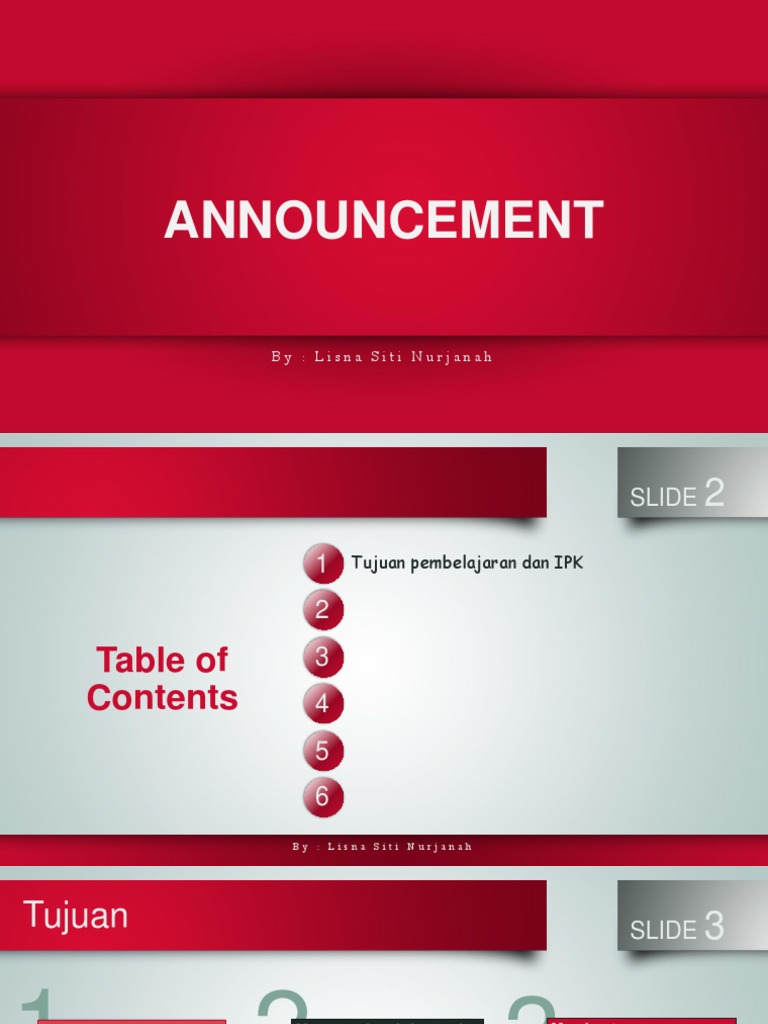 Announcement | PDF | Language Mechanics | Syntax