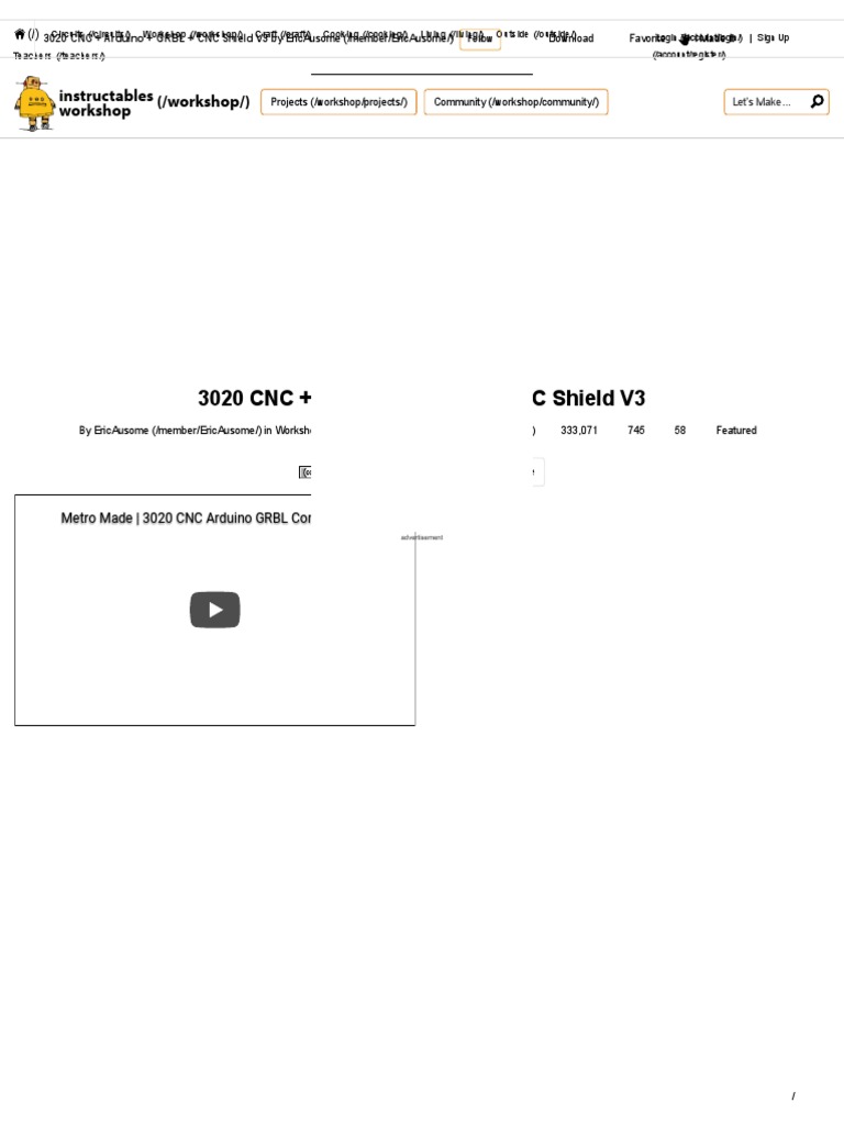 3020 CNC + Arduino + GRBL + CNC Shield V3 - 8 Steps (With Pictures) | Download Free PDF ...