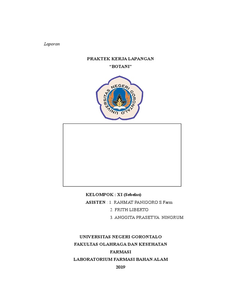 Cover Praktikum Botani (2) (Autosaved) - 1 | PDF