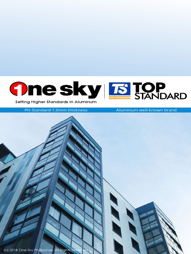 One Sky Aluminum | PDF | Door | Window