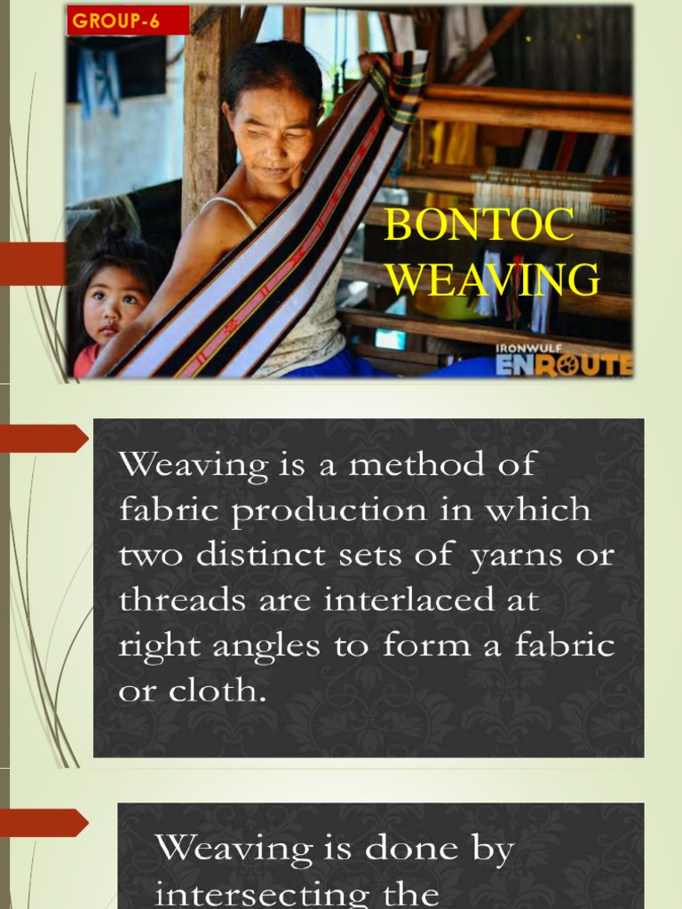 Bontoc Weaving | PDF