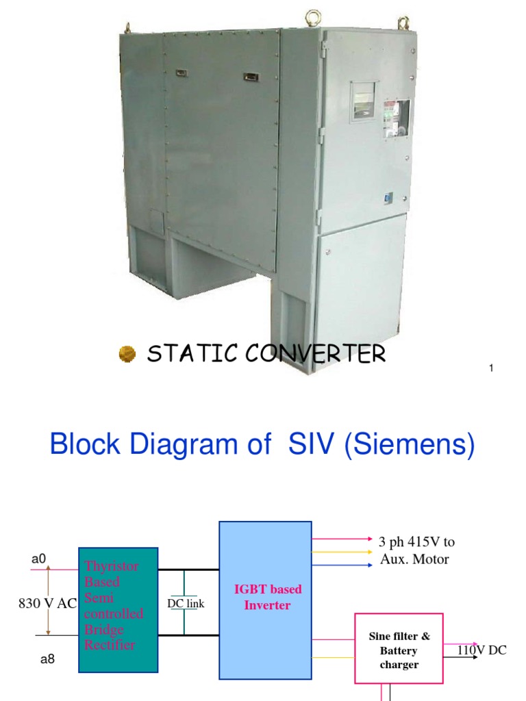 SIV | PDF | Relay | Power Inverter