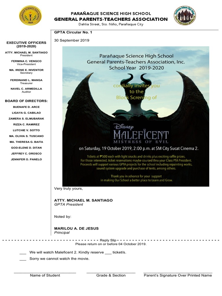 Block Screening Circular | PDF