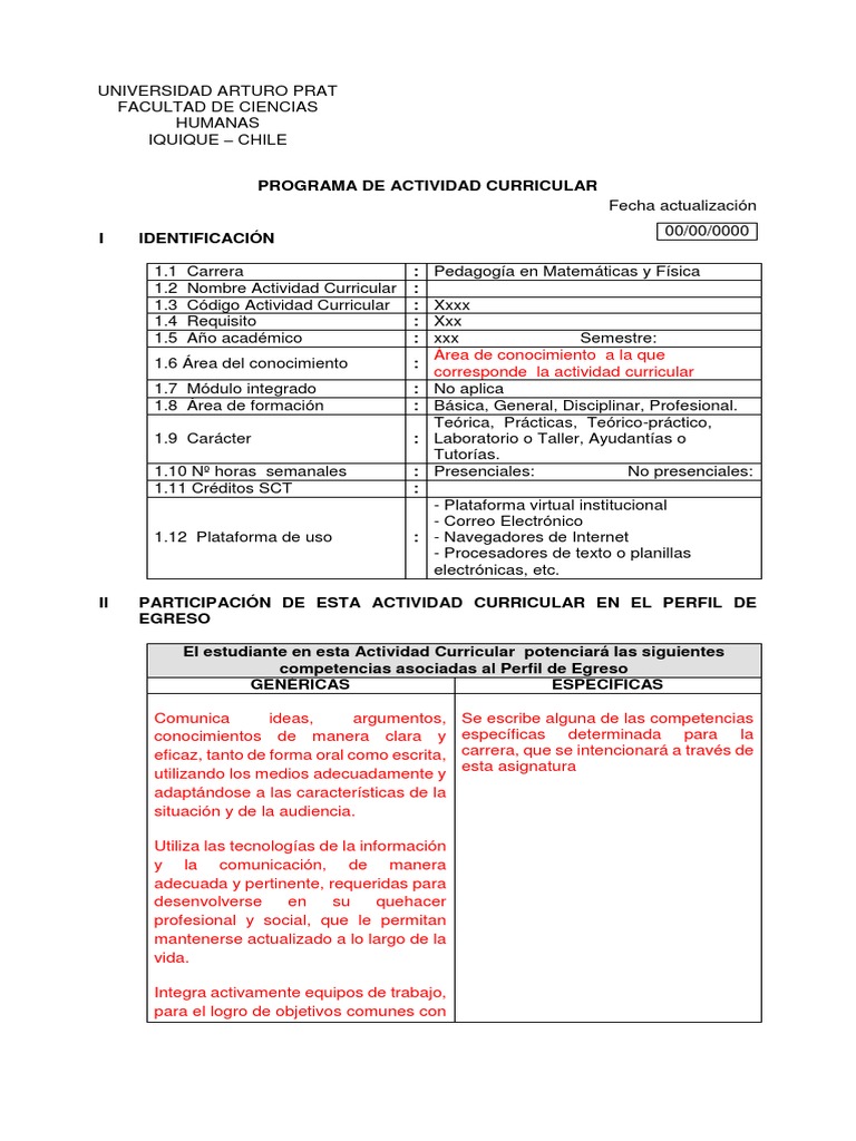 Formato de PAC | PDF | Evaluación | Aprendizaje