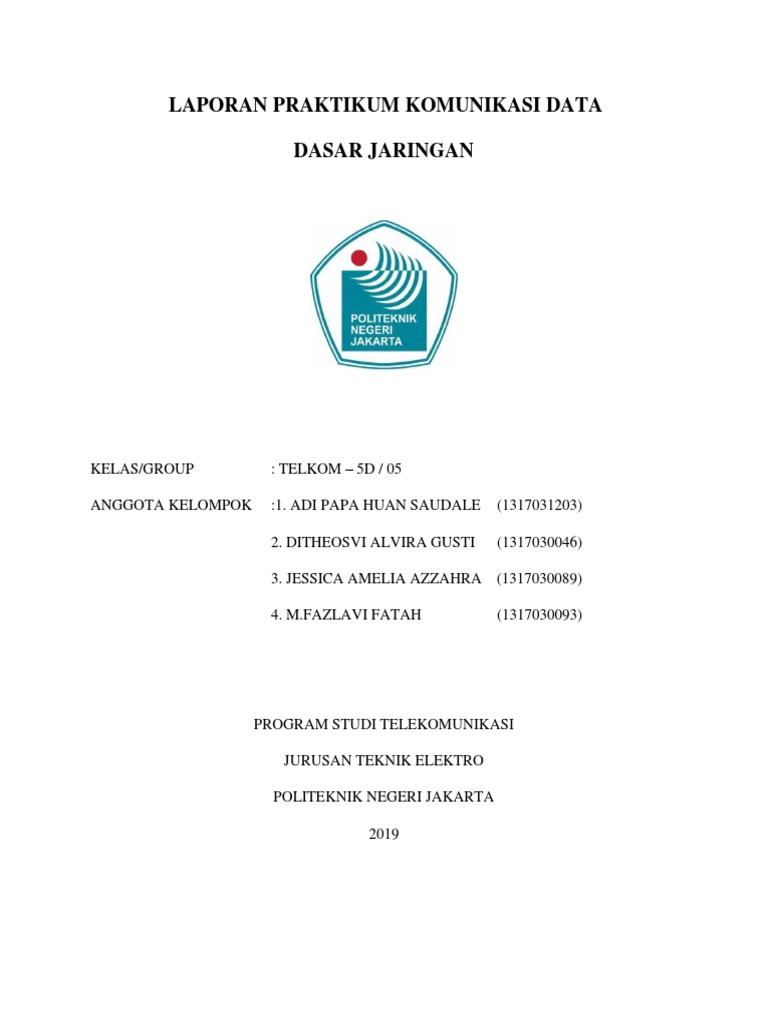 4938 - Laporan Praktikum Komunikasi Data | PDF 4938 - Laporan Praktikum Komunikasi Data | PDF