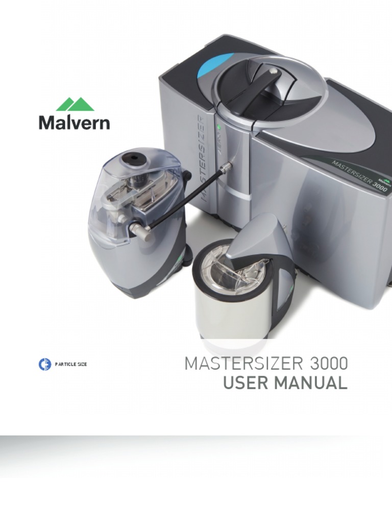 Mastersizer 3000 User Manual | Tab (Gui) | Icon (Computing)