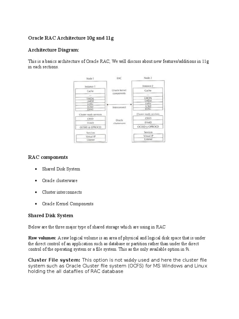 Oracle RAC for IT Professionals | PDF | Oracle Database | Computer Cluster