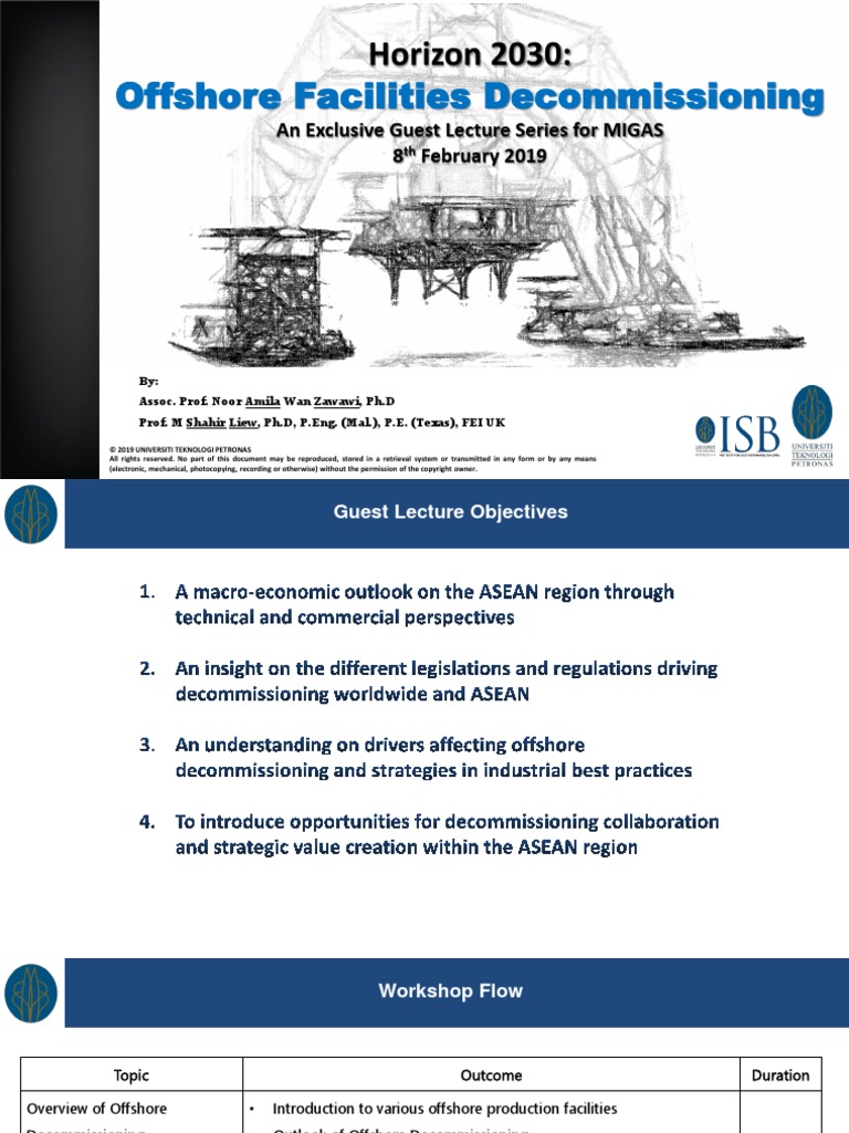 Offshore Facilities Decommissioning: Horizon 2030 | PDF | Deep ...