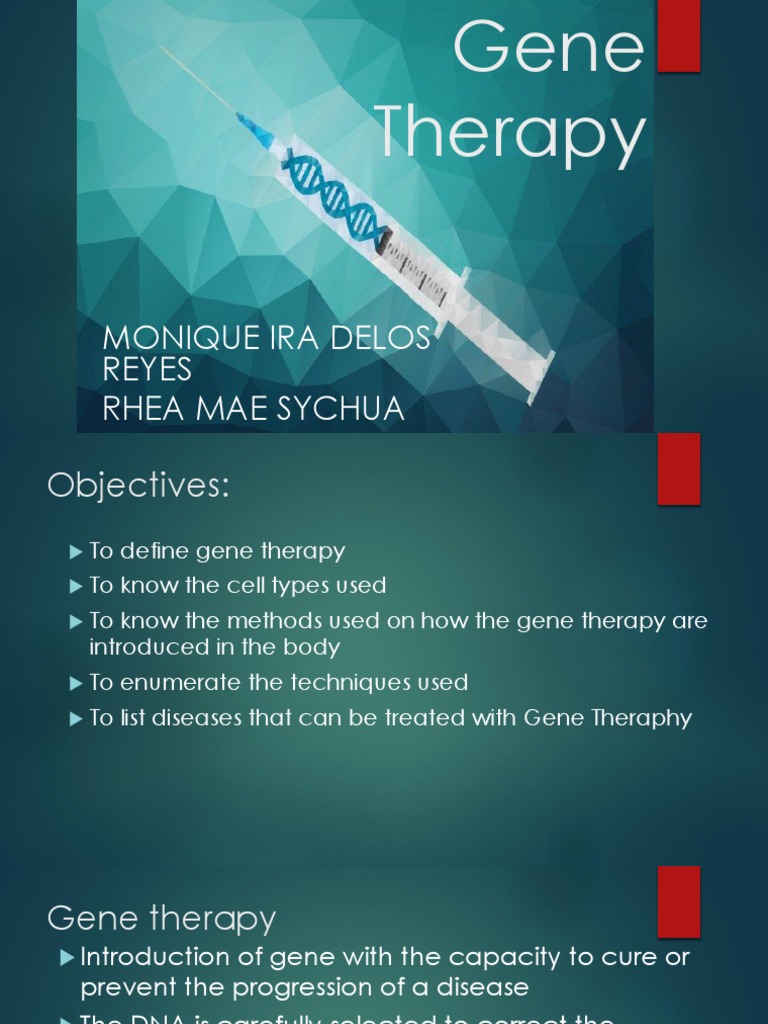 An Overview of Gene Therapy: Techniques, Applications, and Diseases ...