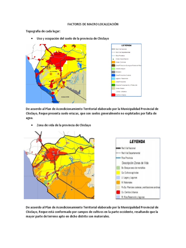 Factores de Macro Localización | PDF