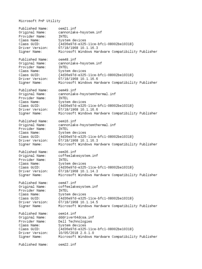 Driver Out Put | PDF | Device Driver | Microsoft Windows