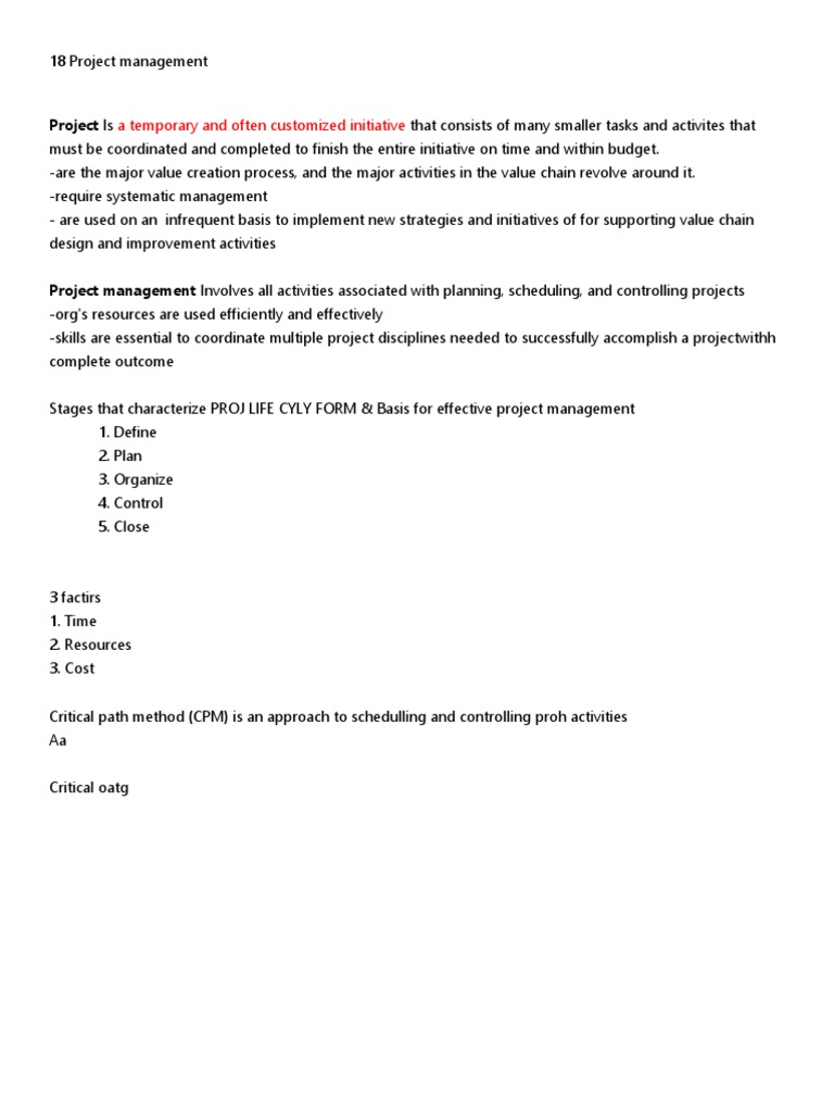 Project Management Essentials | PDF