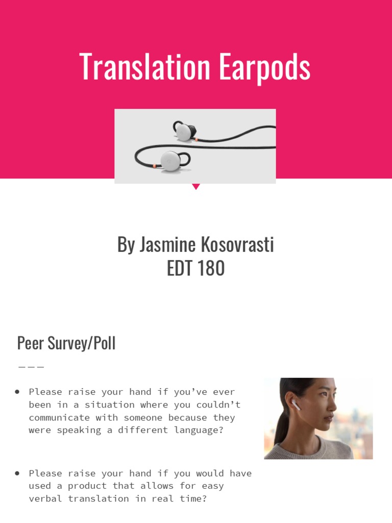 Translation Earpods-2 | PDF | Speech Recognition | Translations