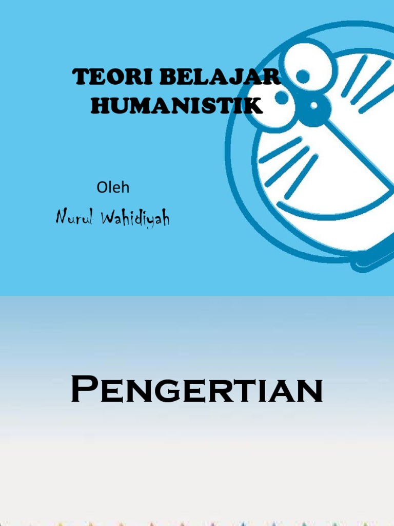 TEORI BELAJAR HUMANISTIK PPT | PDF