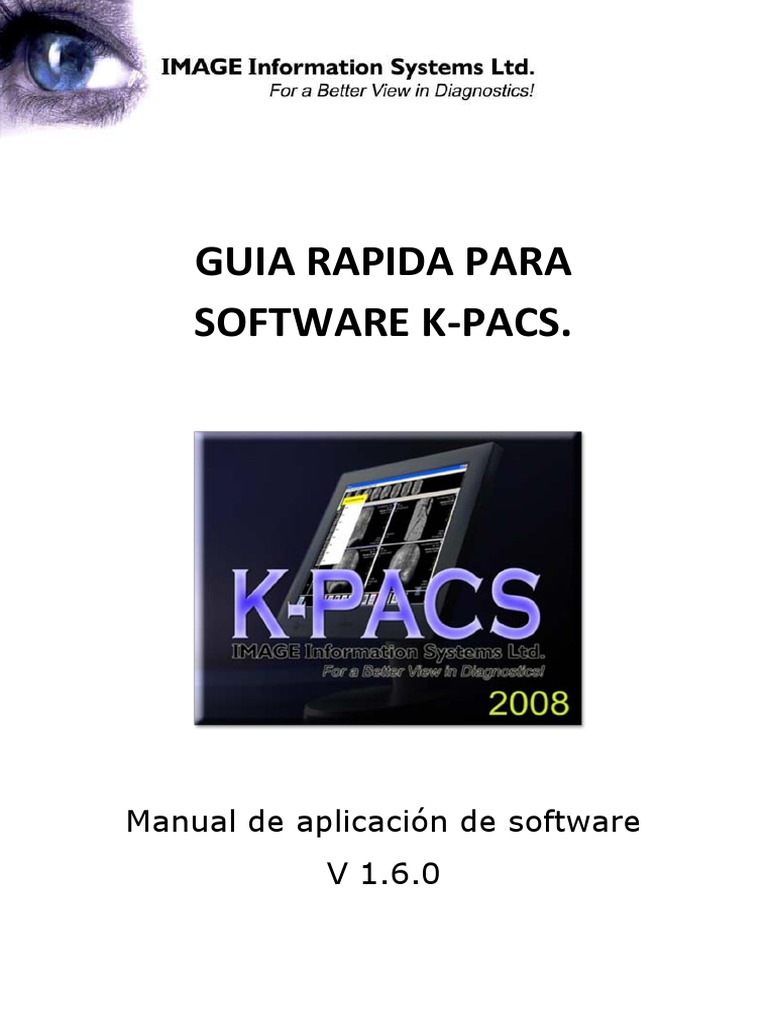 Guia Rapida para Software K - Pacs - Aplicacion de Software PDF | PDF | Disco compacto | Point ...